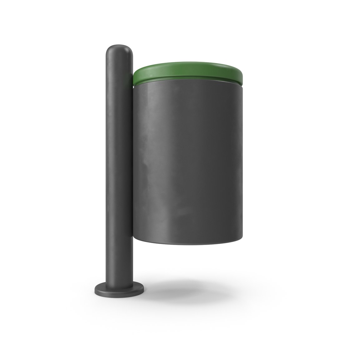 Trash Can 3D Model - TurboSquid 1945001