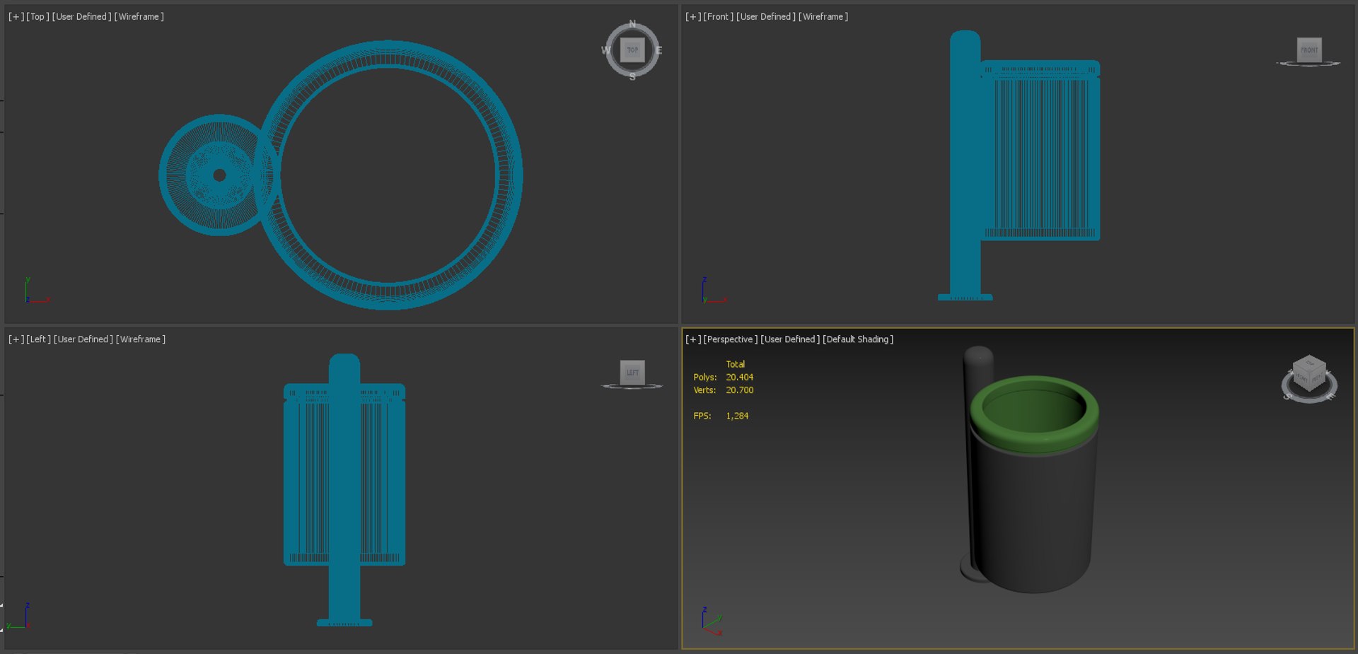 Trash Can 3D Model - TurboSquid 1945001