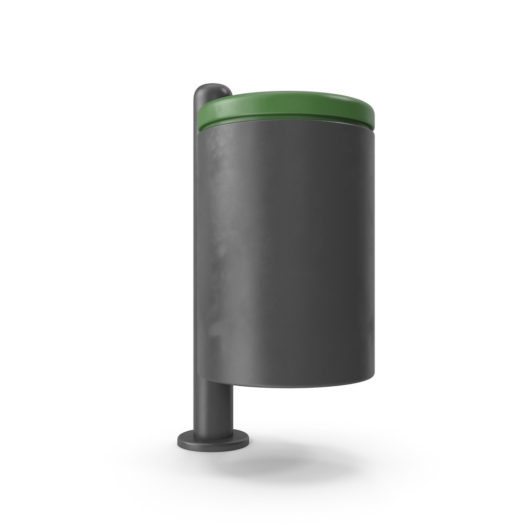 Trash Can 3D Model - TurboSquid 1945001