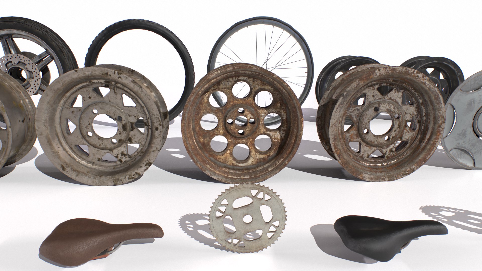 Garage And Street Junk 3D Model - TurboSquid 1989482