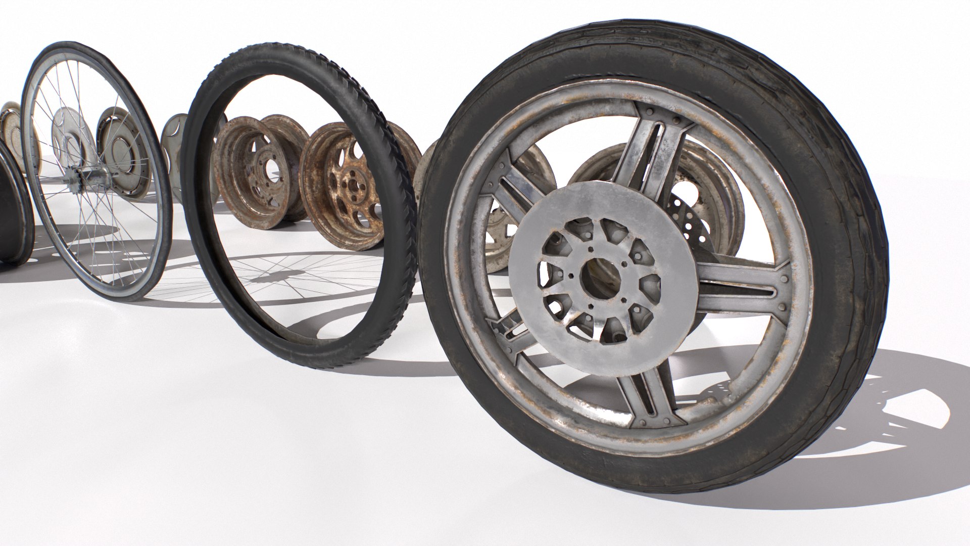 Garage And Street Junk 3D Model - TurboSquid 1989482