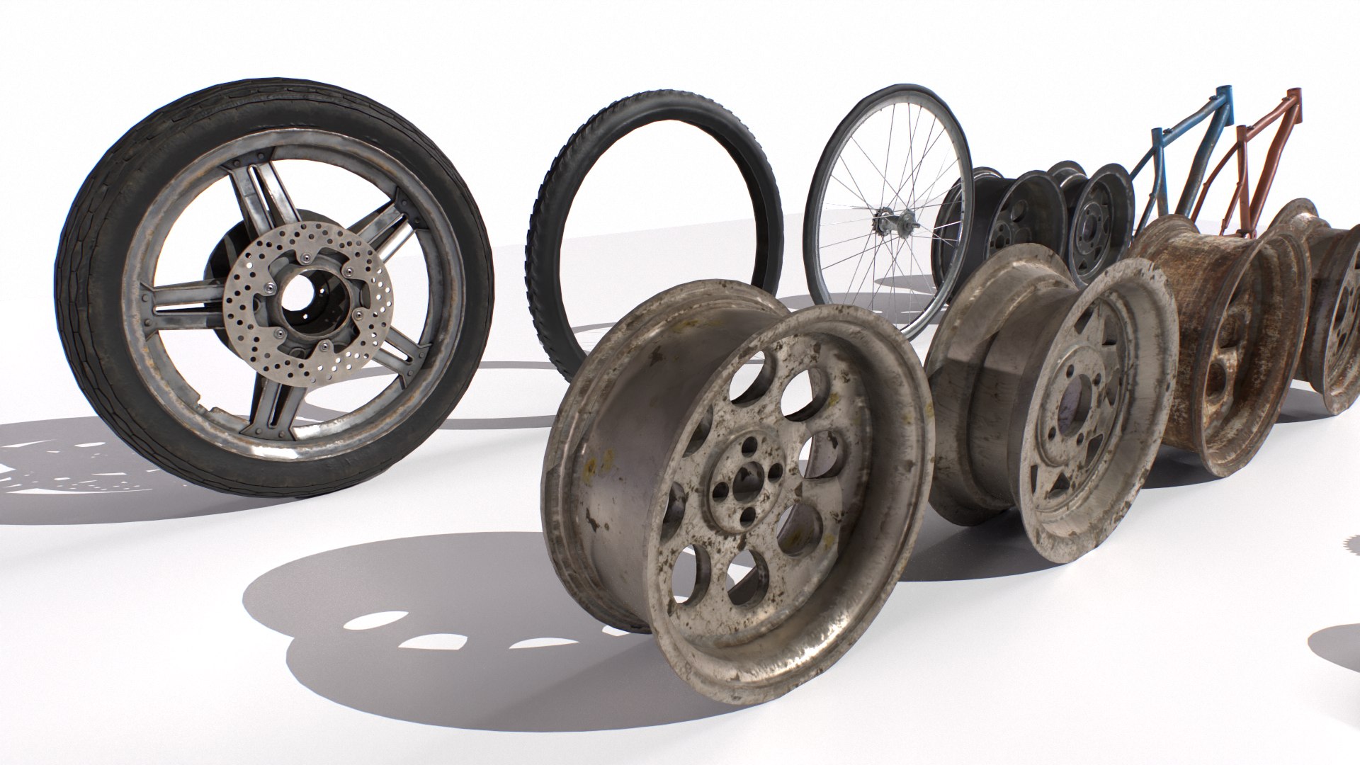 Garage And Street Junk 3D Model - TurboSquid 1989482