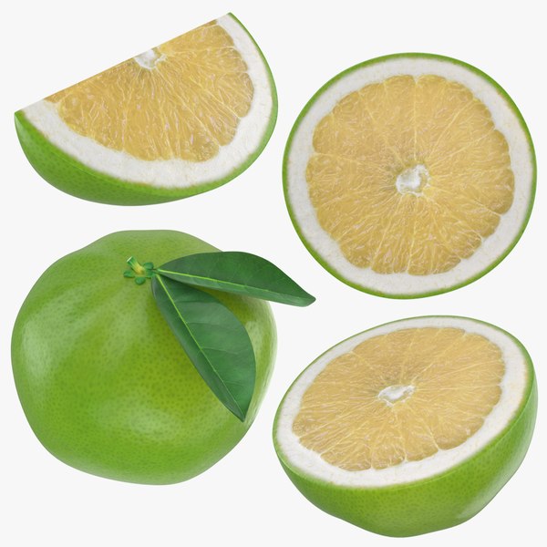 modelo 3d Colección de pomelo verde - TurboSquid 2033057