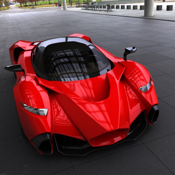3D supercar concept - TurboSquid 1233952