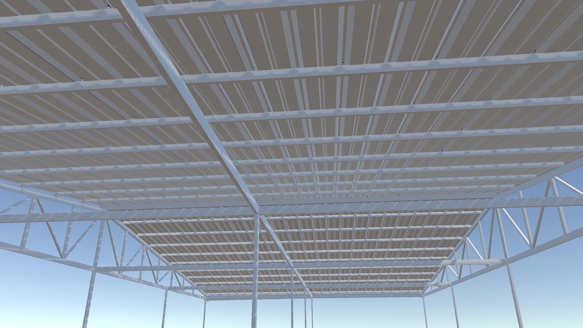 3D Roof Structure Thermoacoustic Model - TurboSquid 1705812