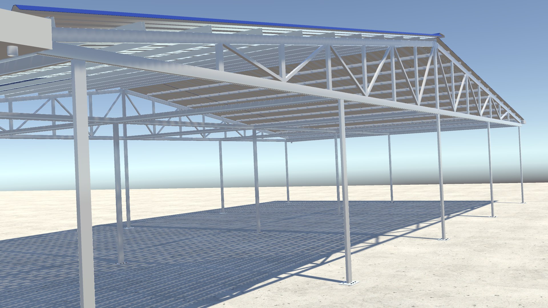 3D Roof Structure Thermoacoustic Model - TurboSquid 1705812