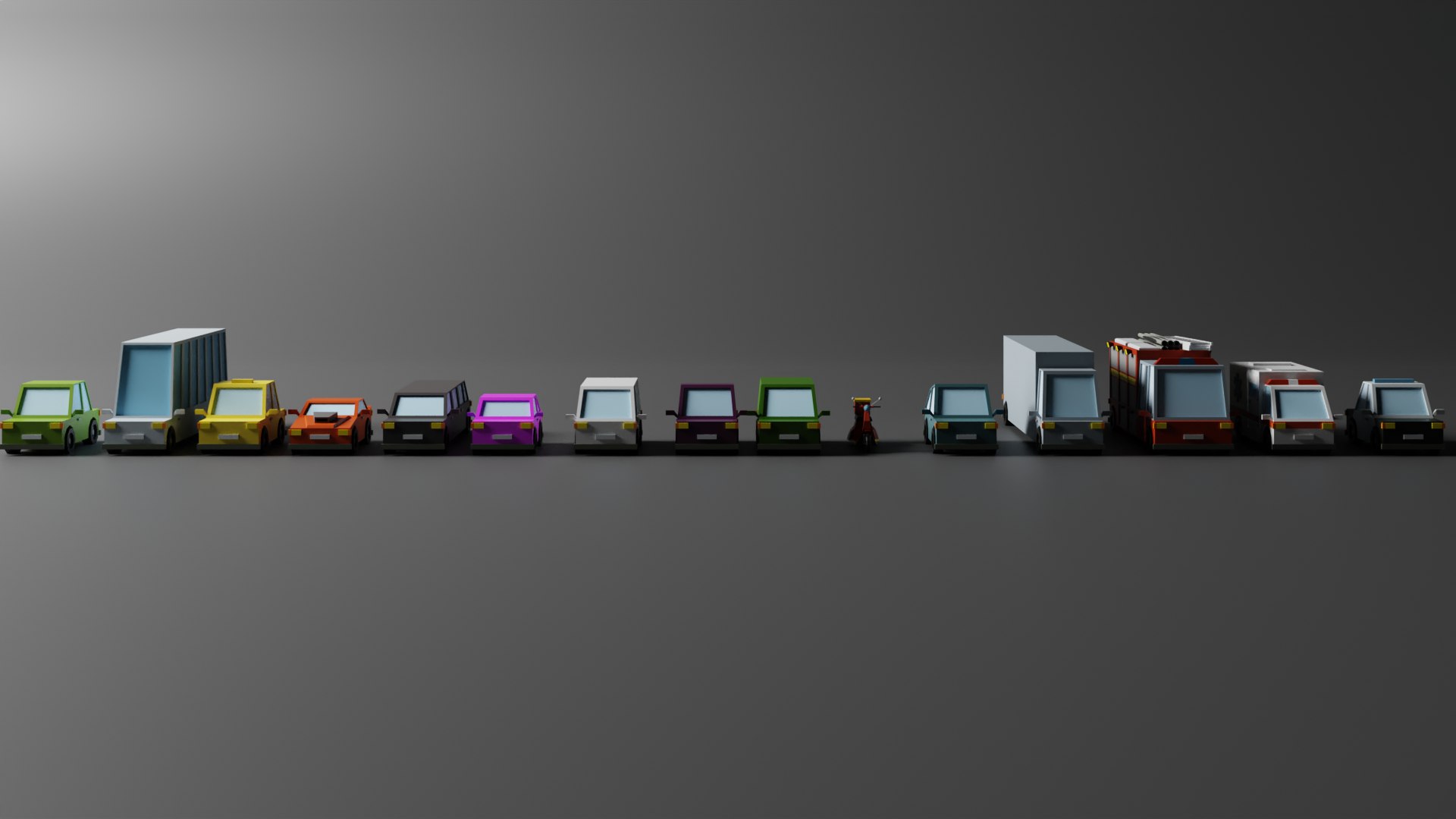 3D Low Poly Toon Type Cars Pack - TurboSquid 1970742