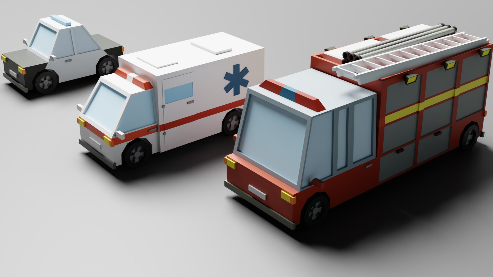 3D Low Poly Toon Type Cars Pack - TurboSquid 1970742