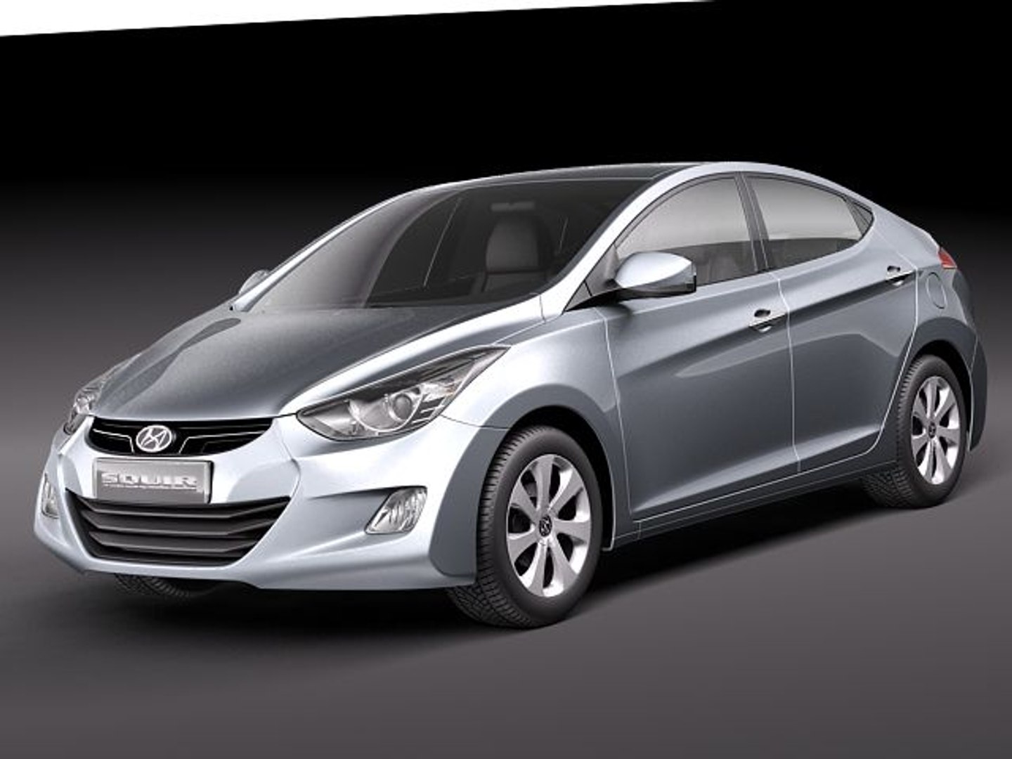3d Hyundai Avante 2011 Sedan