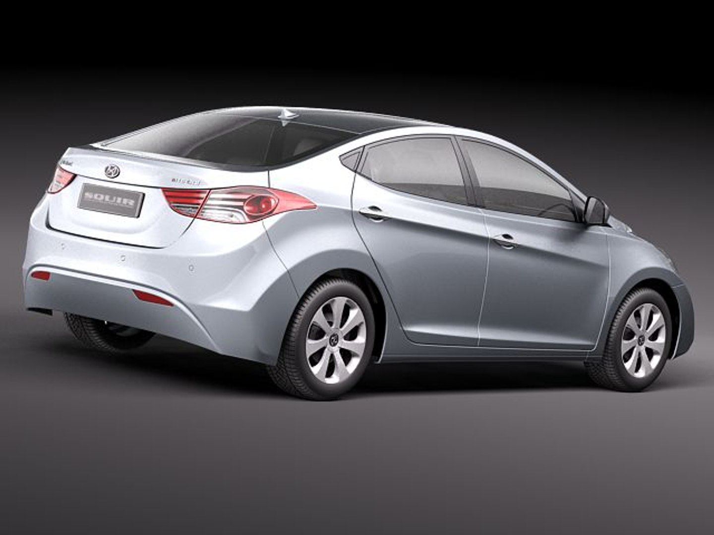 3d Hyundai Avante 2011 Sedan