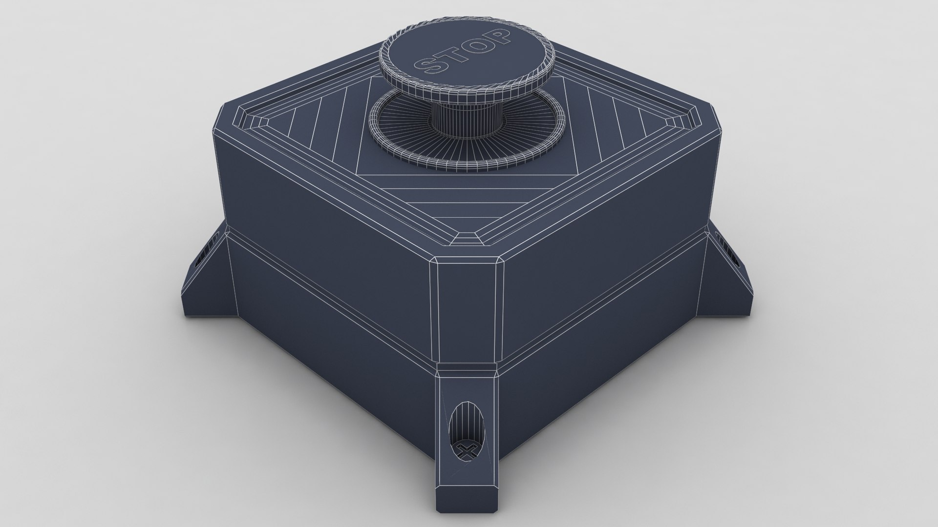 Emergency Panic Button 3D Model - TurboSquid 1539456