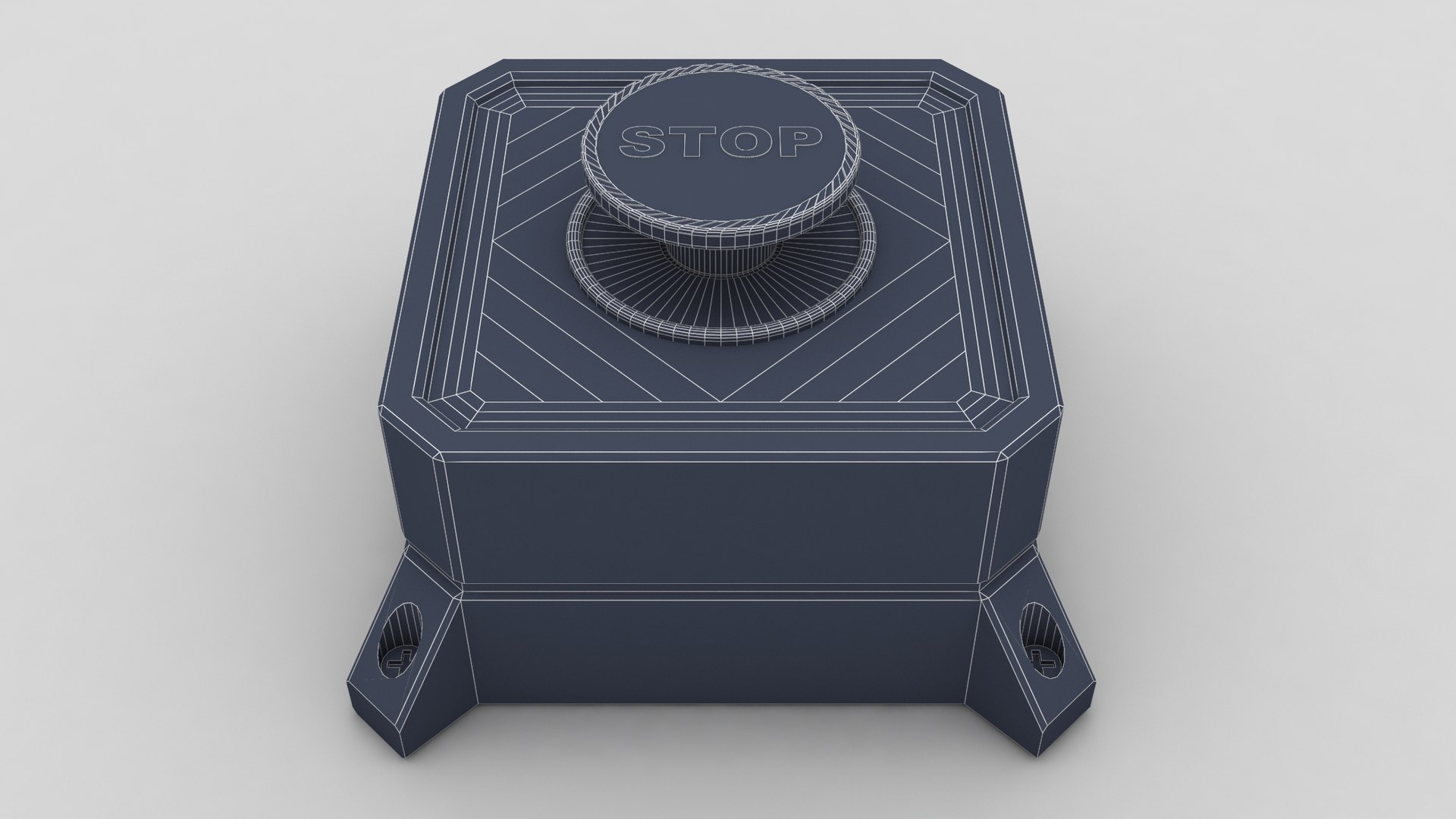 Emergency Panic Button 3D Model - TurboSquid 1539456