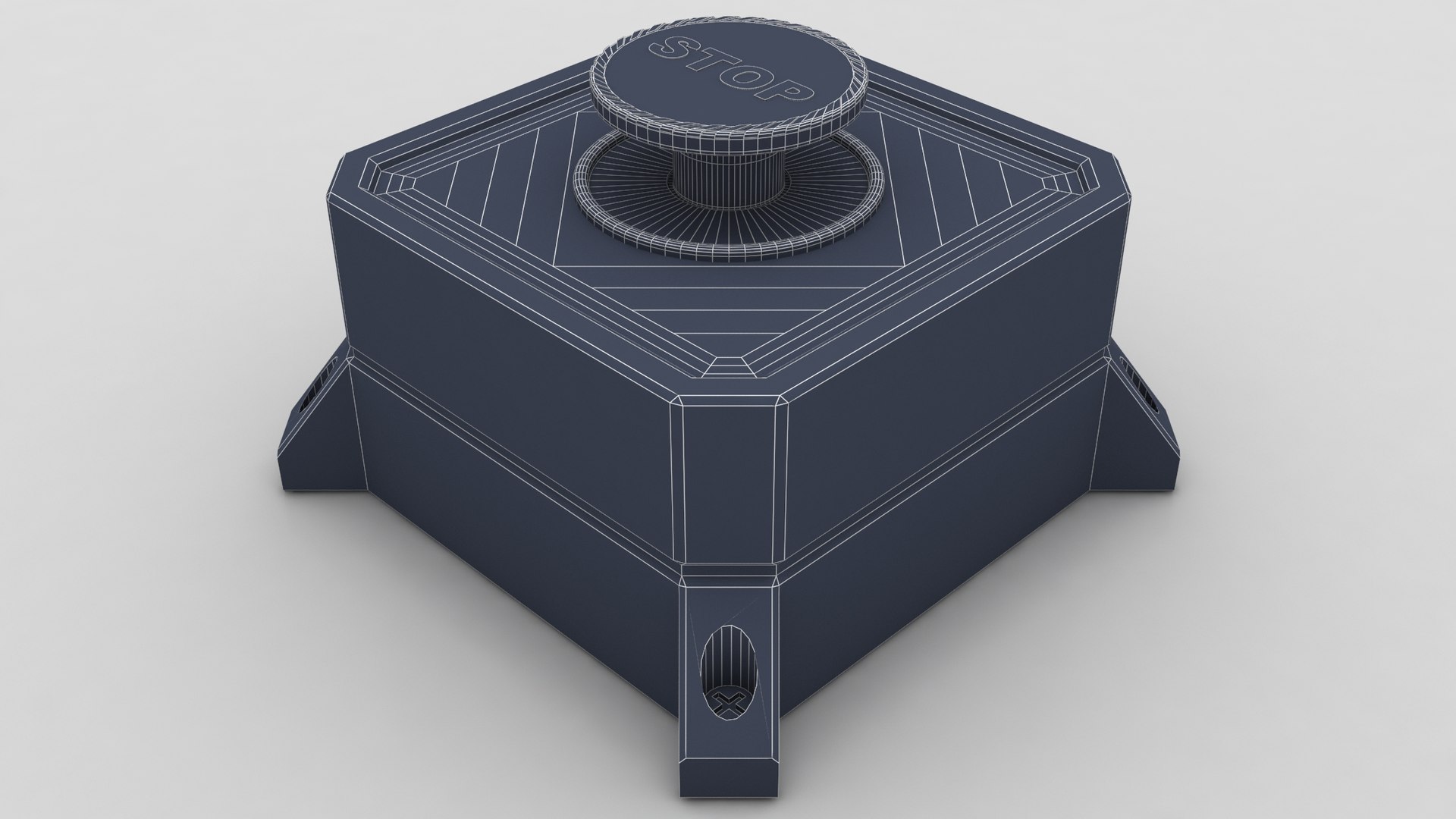 Emergency Panic Button 3D Model - TurboSquid 1539456