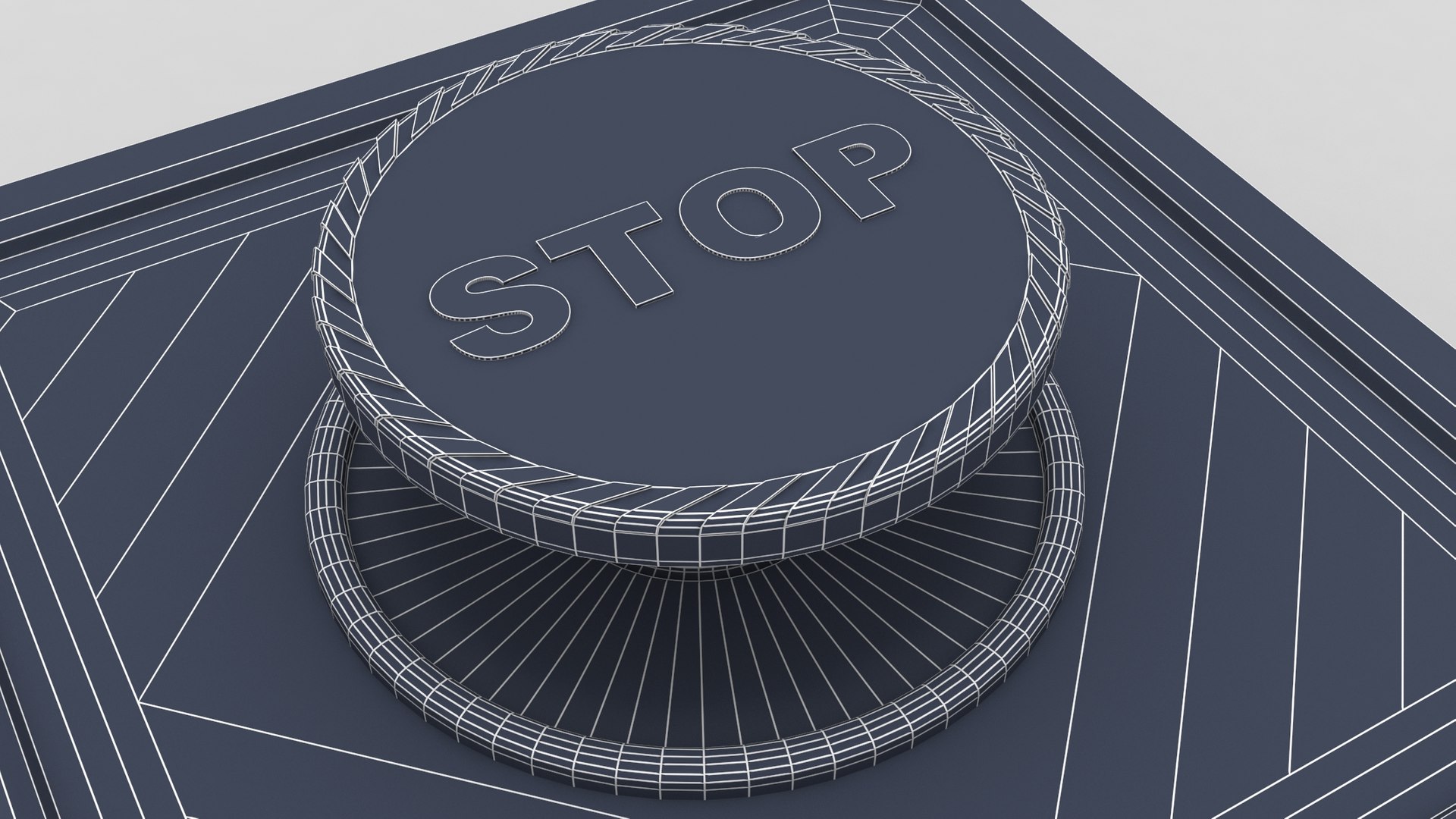 Emergency Panic Button 3D Model - TurboSquid 1539456