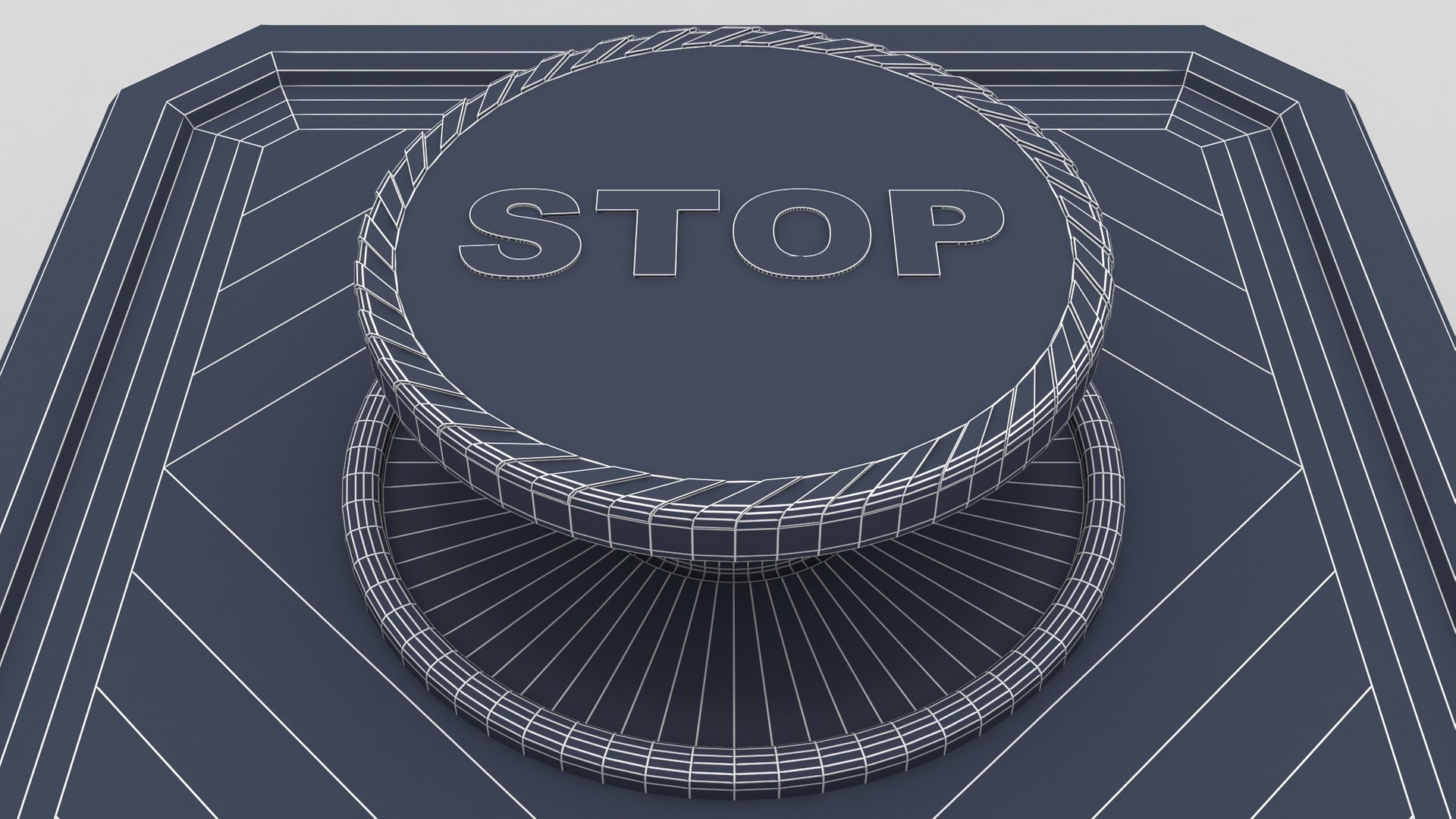 Emergency Panic Button 3D Model - TurboSquid 1539456