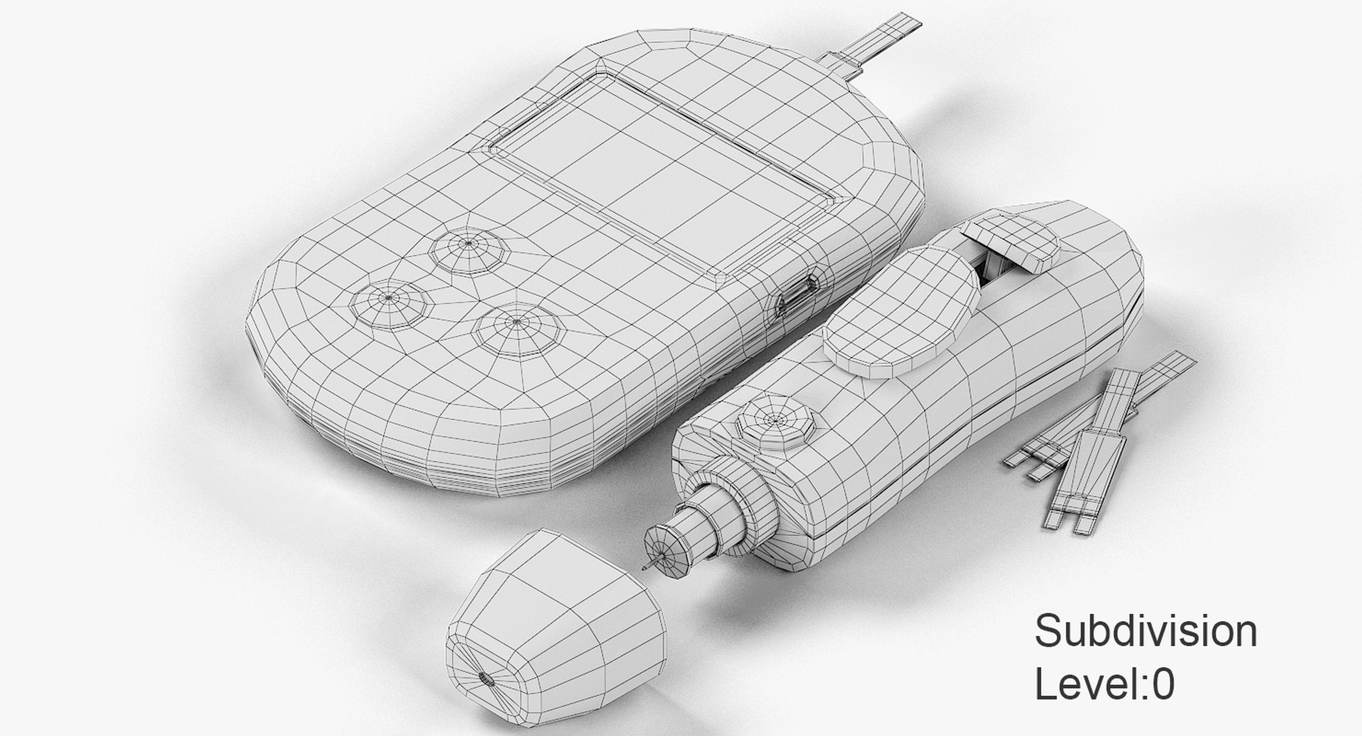 3D Glucose Meter - TurboSquid 1291012