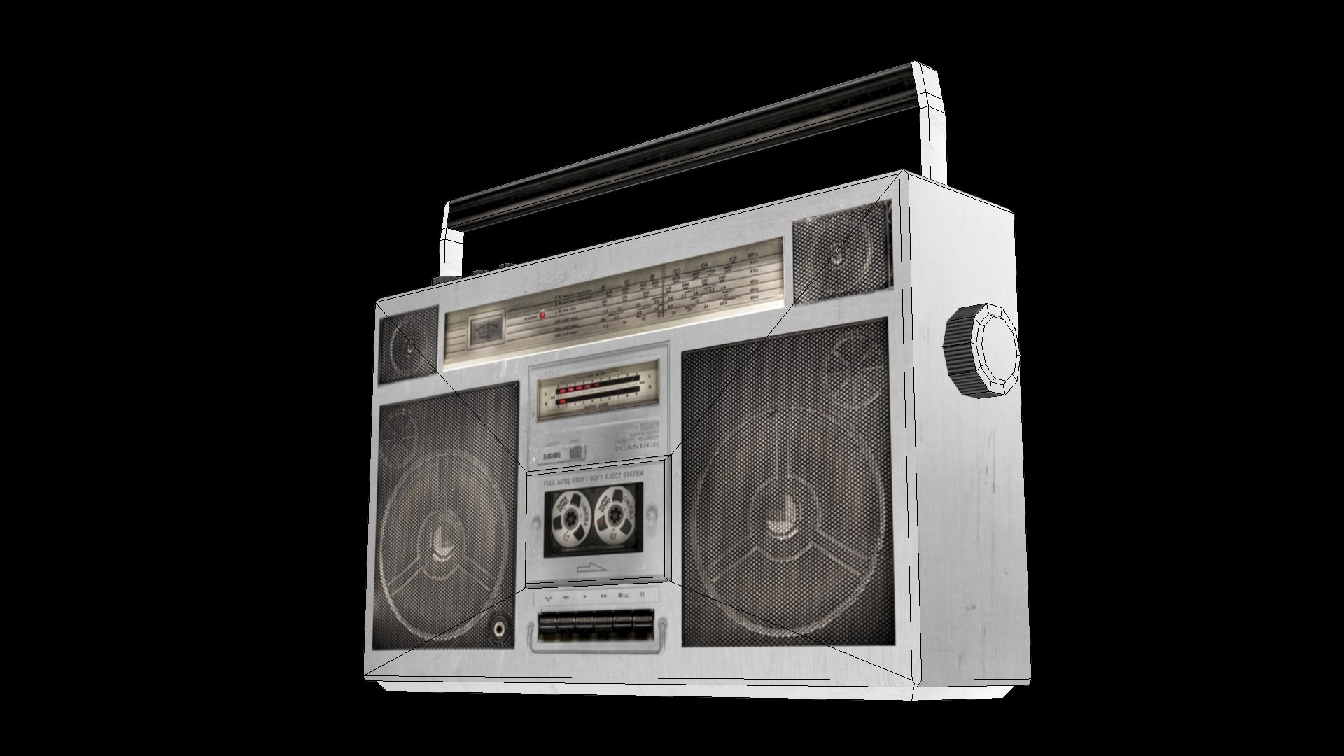 3d boombox model