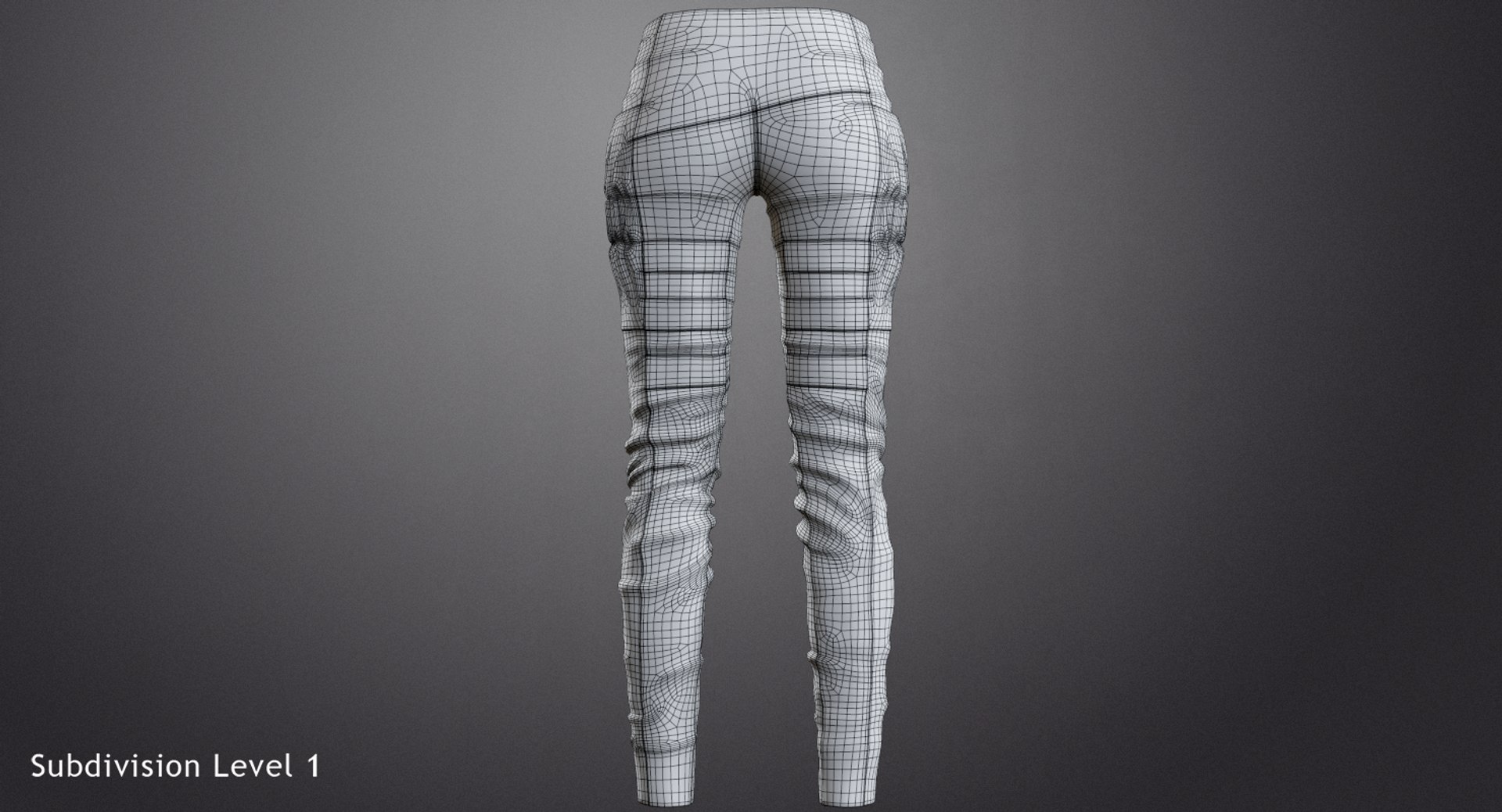 3d model women pants