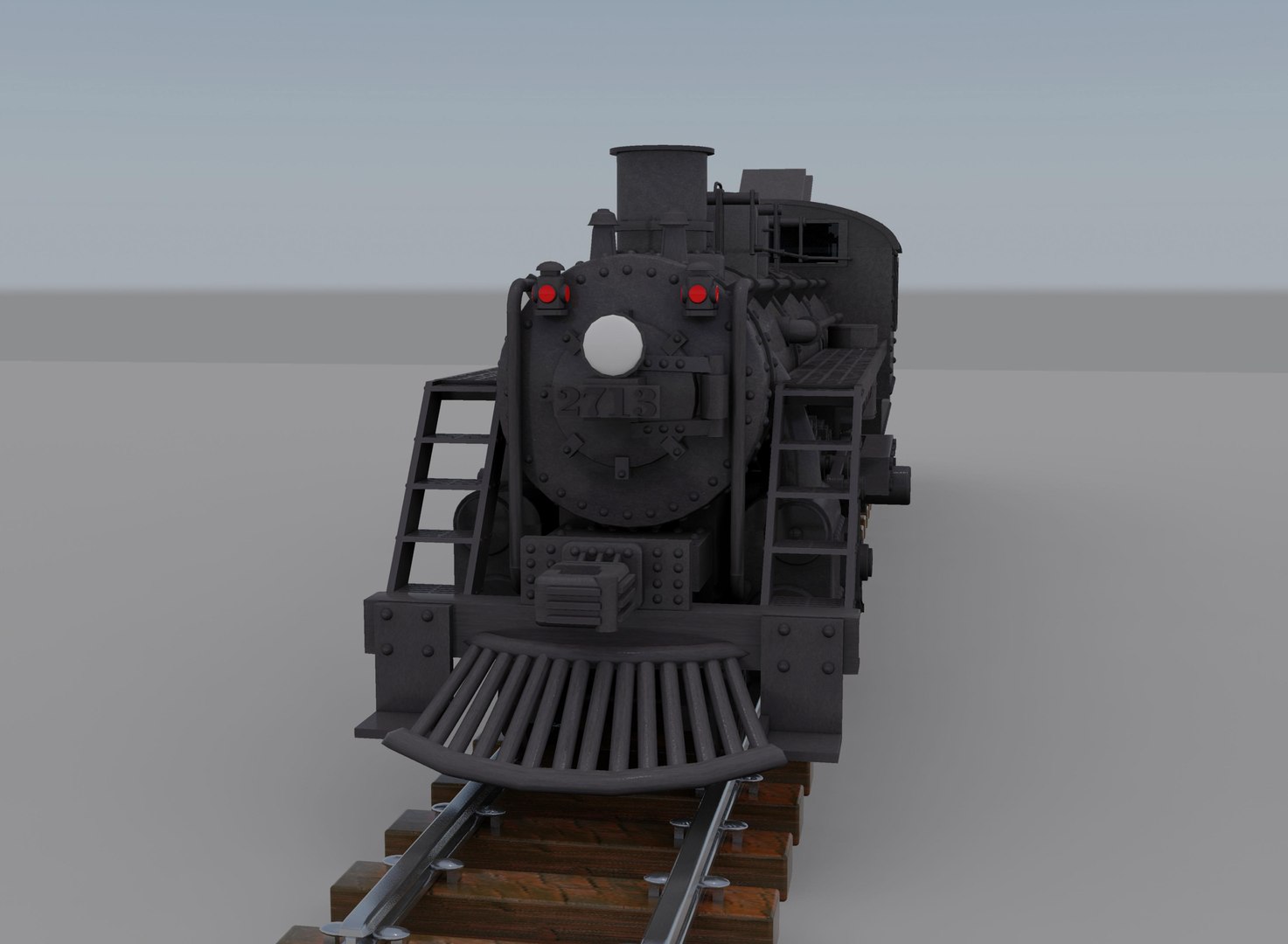 3d Model Steam Locomotive