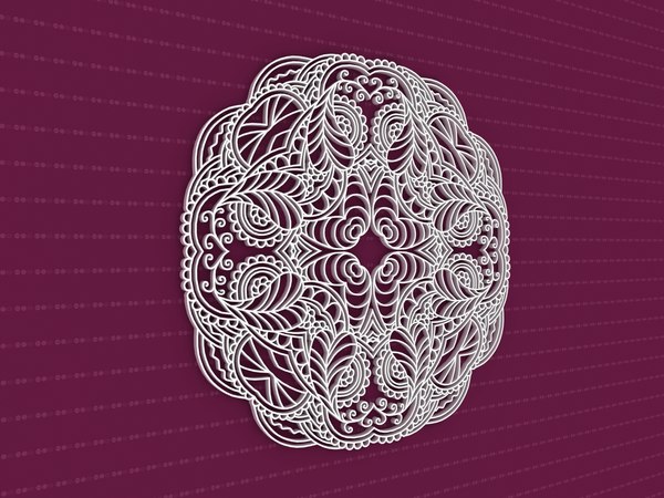 Mandala Modelo 3D - TurboSquid 1441487
