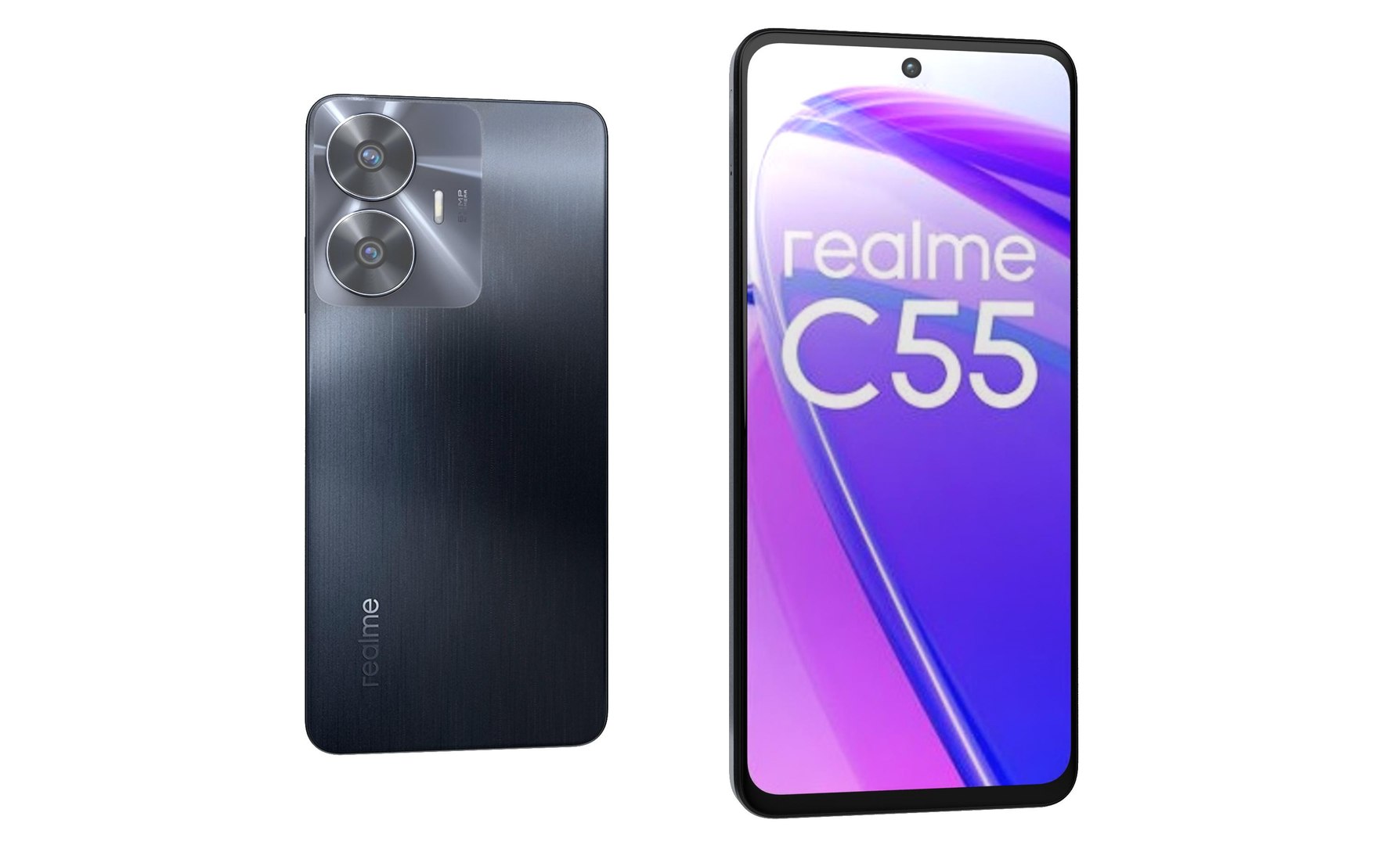 Realme C55 Black And Gold 3D Model - TurboSquid 2042557