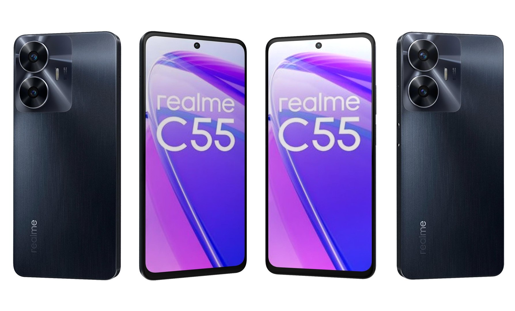 Realme C55 Black And Gold 3D Model - TurboSquid 2042557