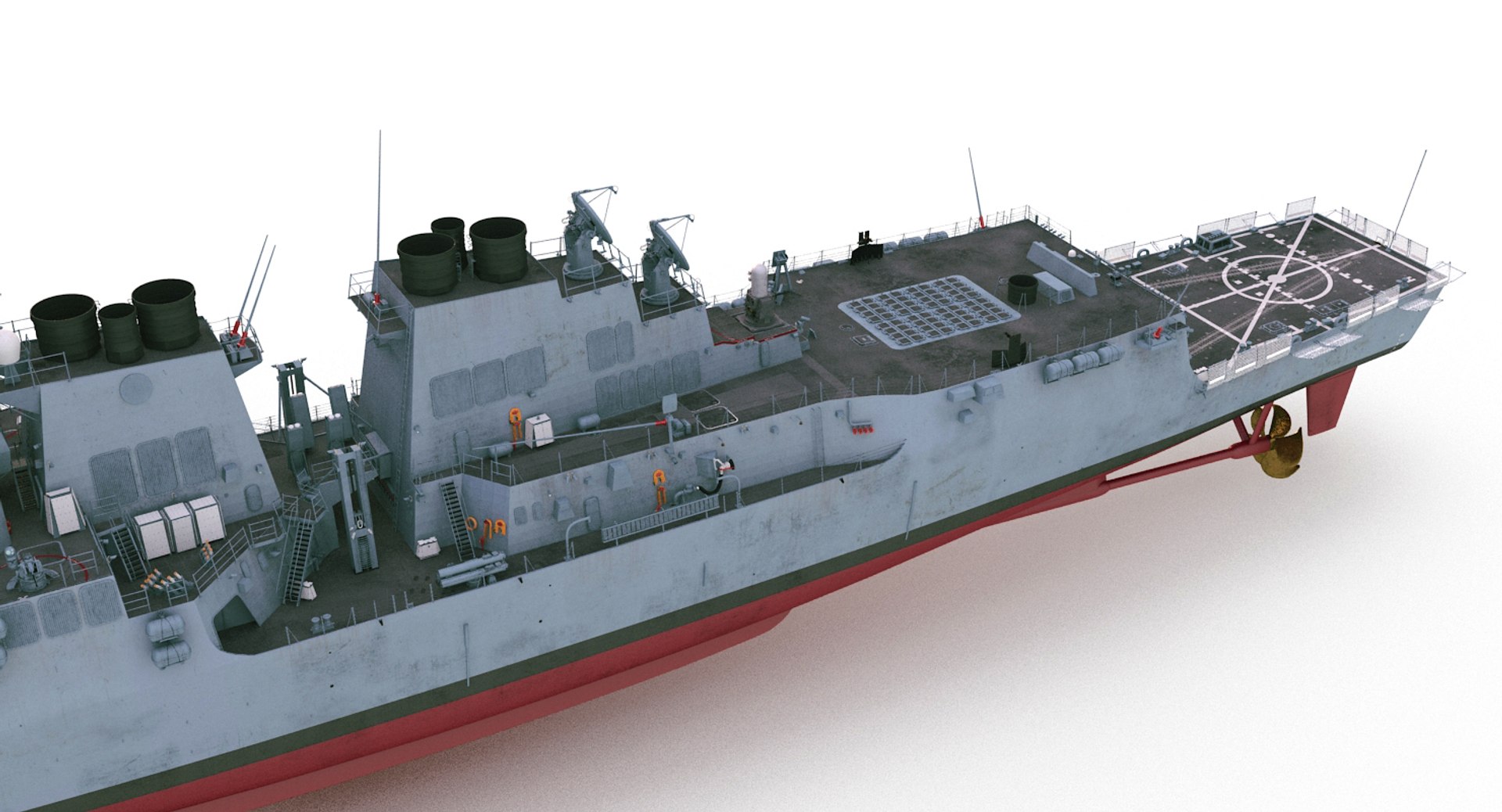 3D model uss bulkeley ddg - TurboSquid 1379243