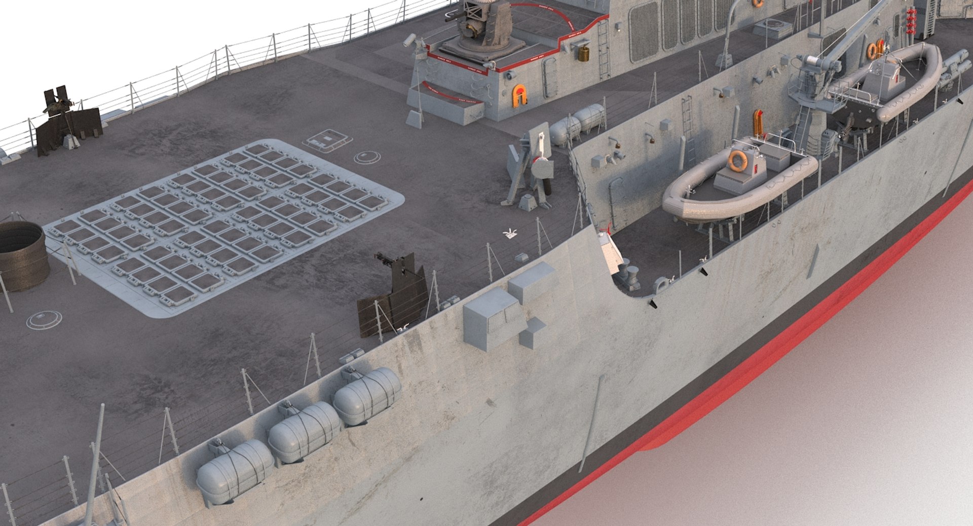 3D model uss bulkeley ddg - TurboSquid 1379243