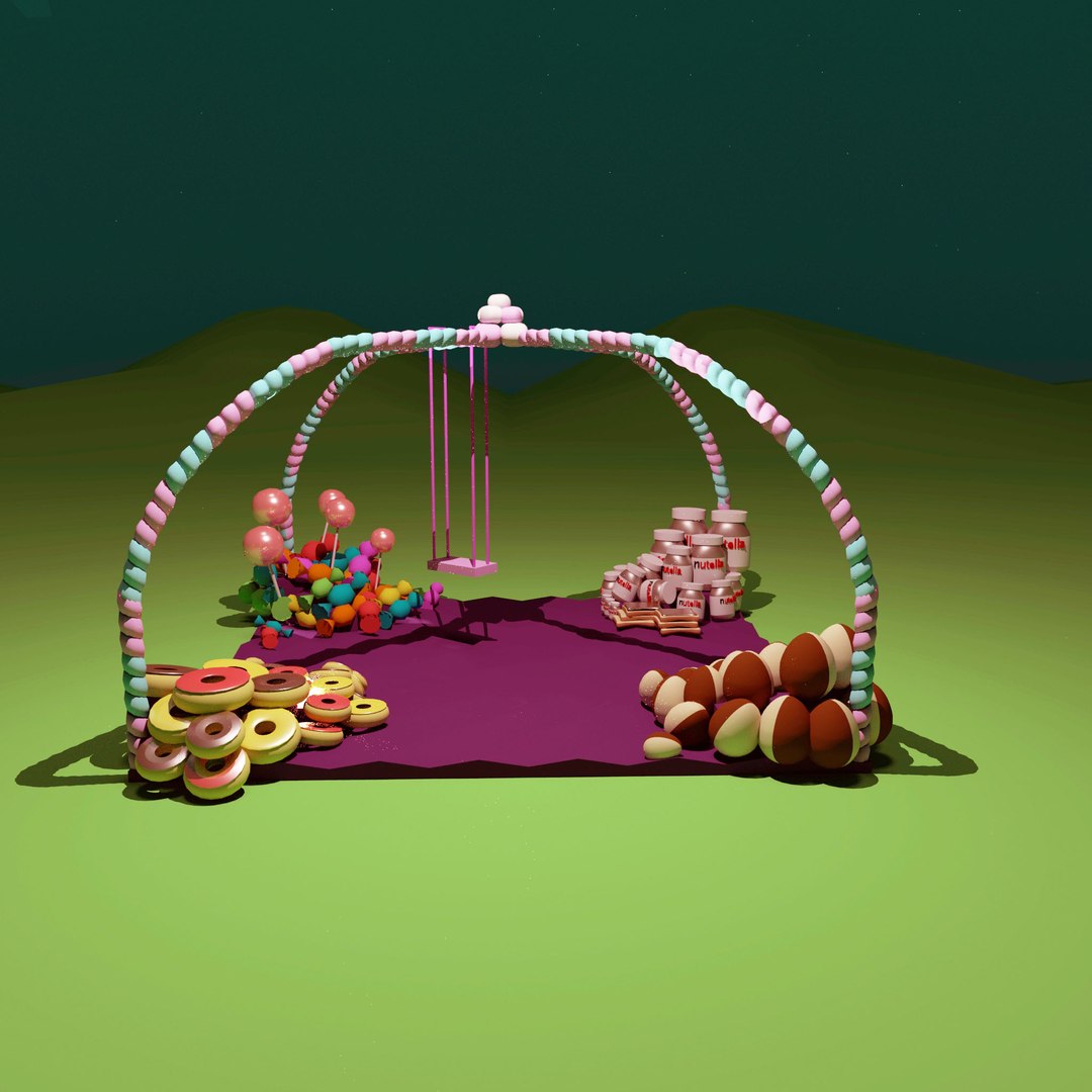 Environment Sweets 3D Model - TurboSquid 1570592