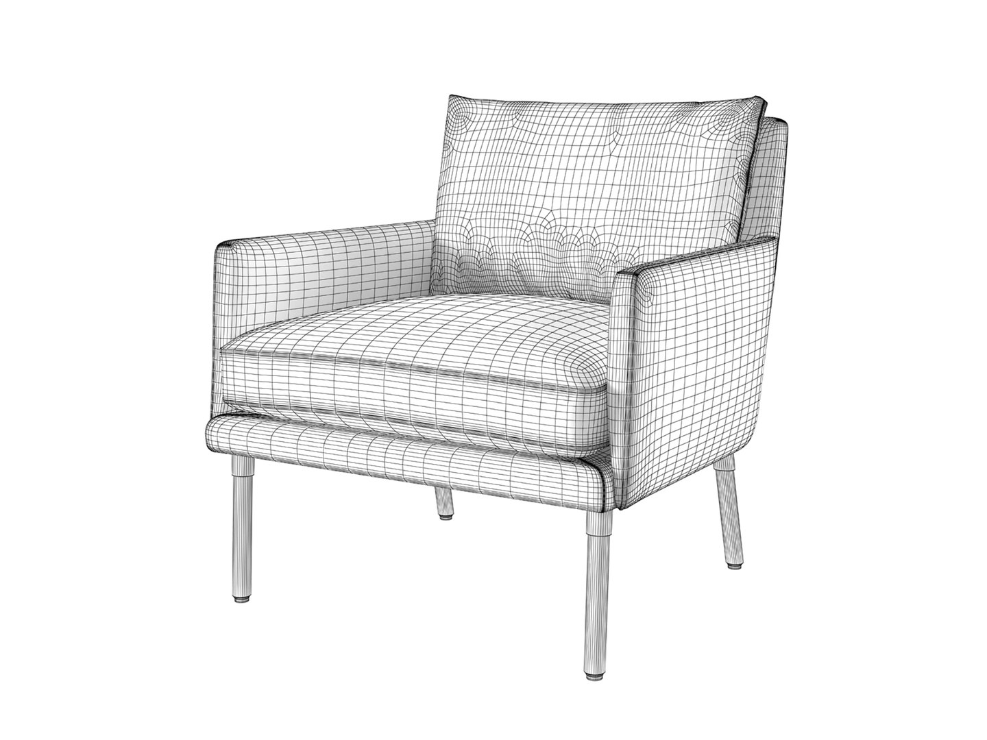 Lin Chair 3D Model - TurboSquid 2155564
