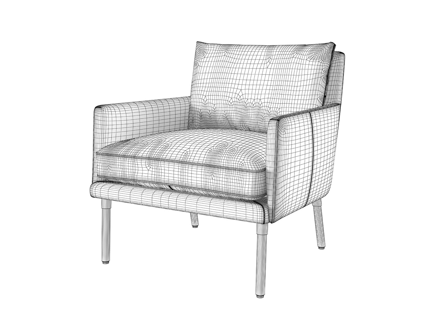 Lin Chair 3D Model - TurboSquid 2155564