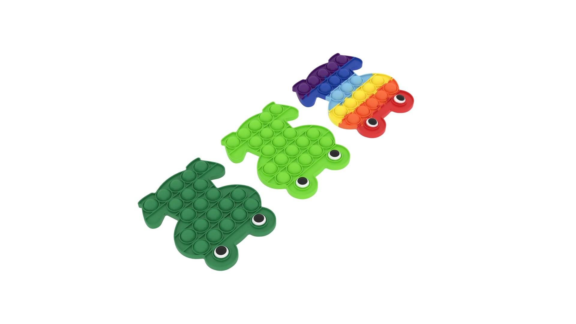 Frog Pop It Fidget Toys Set 3D model - TurboSquid 1806682