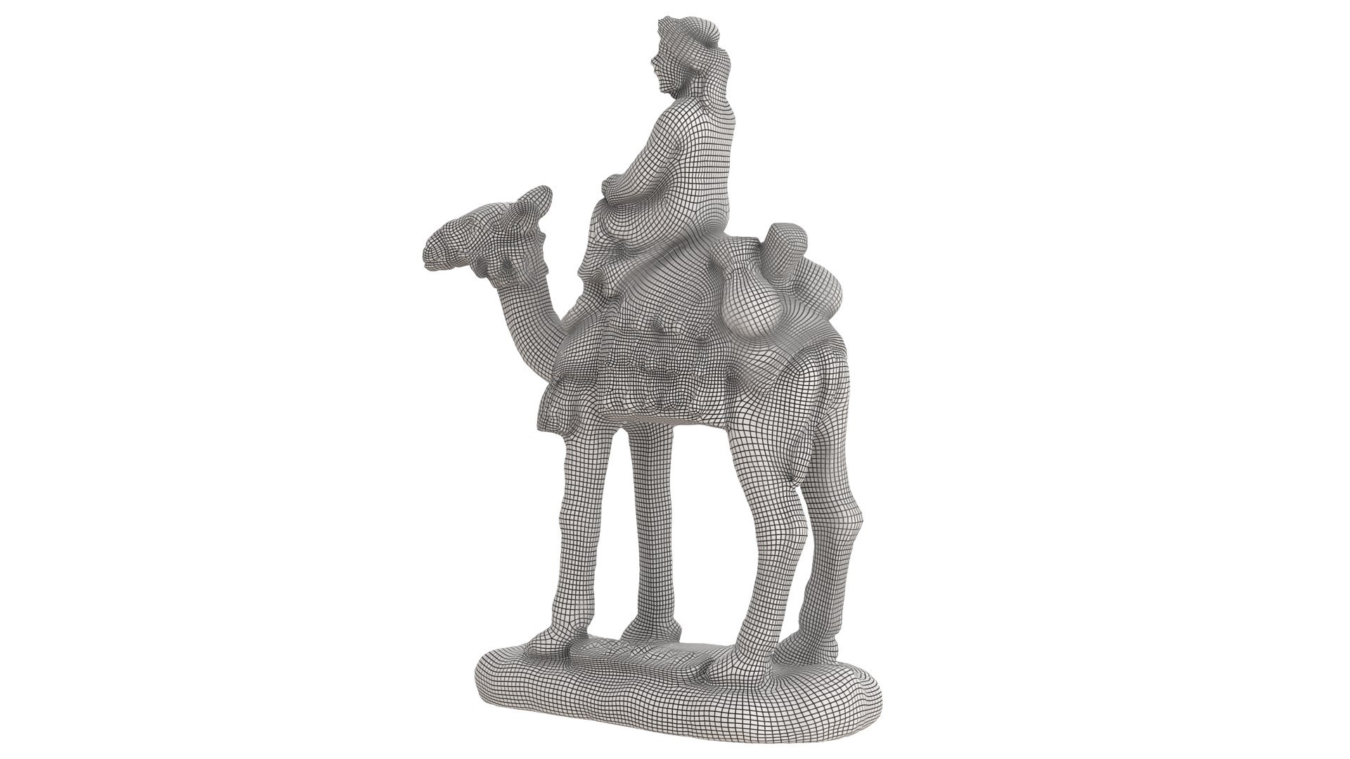 Egyptian Figurine Of A Camel With A Rider 3D Model - TurboSquid 2344002