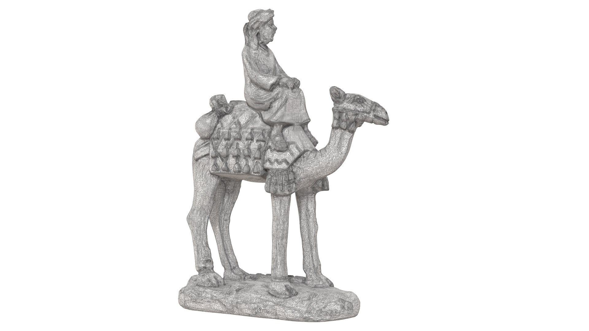 Egyptian Figurine Of A Camel With A Rider 3D Model - TurboSquid 2344002