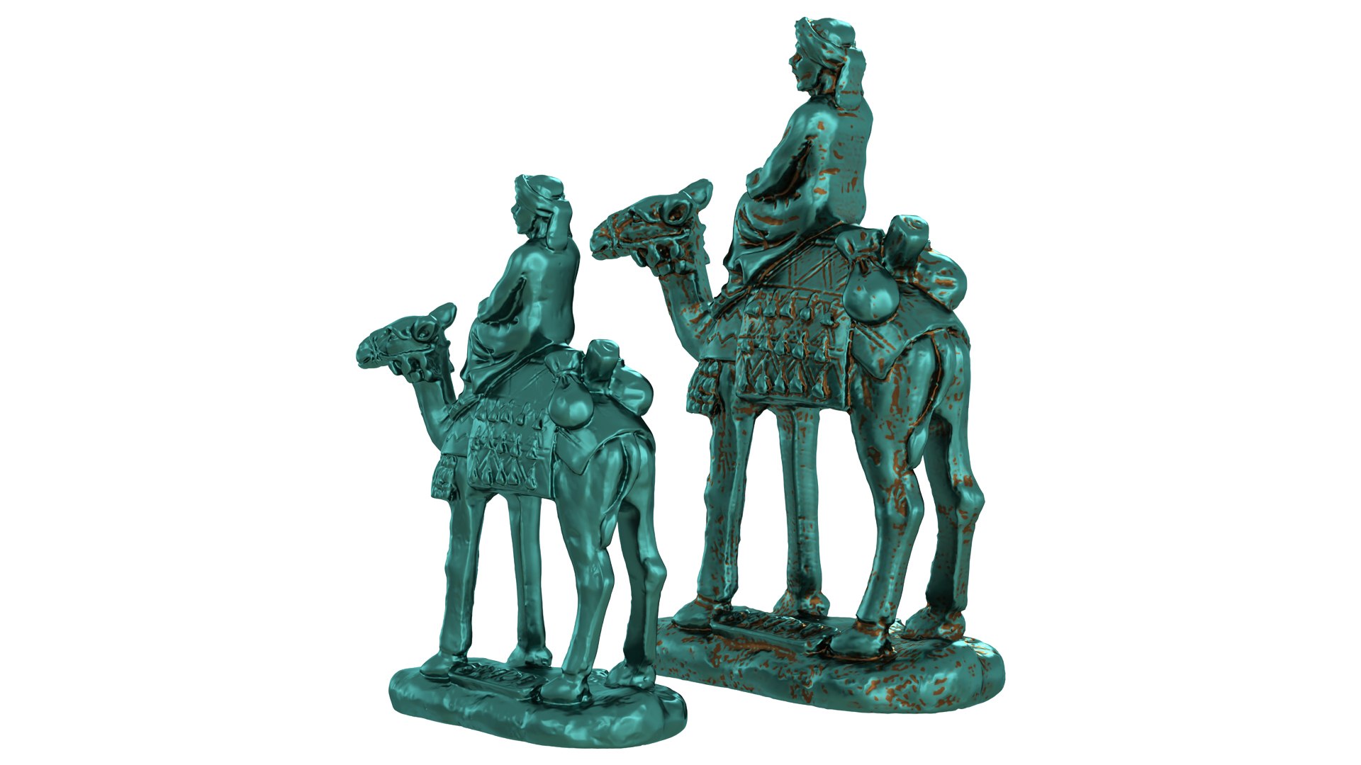 Egyptian Figurine Of A Camel With A Rider 3D Model - TurboSquid 2344002