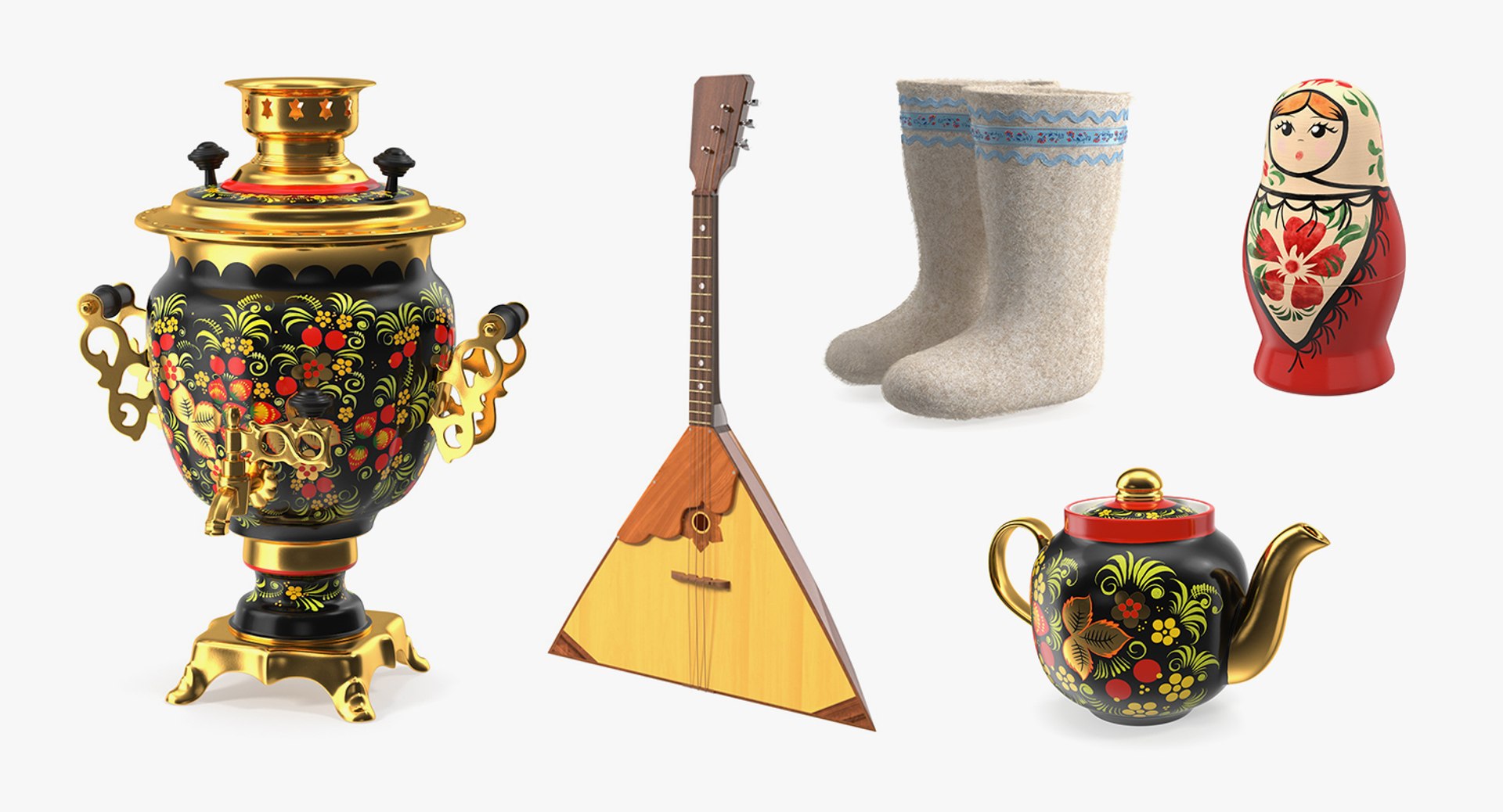 3D Russian Traditional Symbols Collection 4 - TurboSquid 1988969