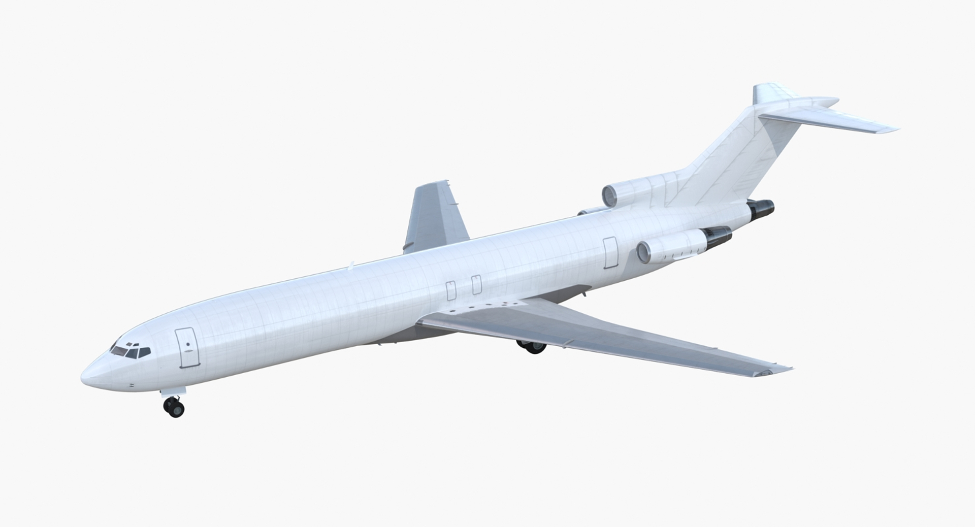 3D Boeing 727-200f Generic Rigged - TurboSquid 1229309