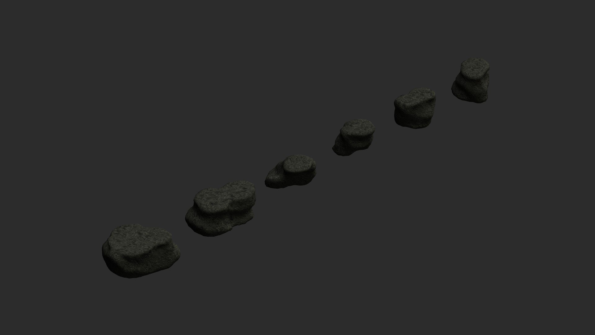 Short Flat Rocks - Cave 2 3D - TurboSquid 1981949