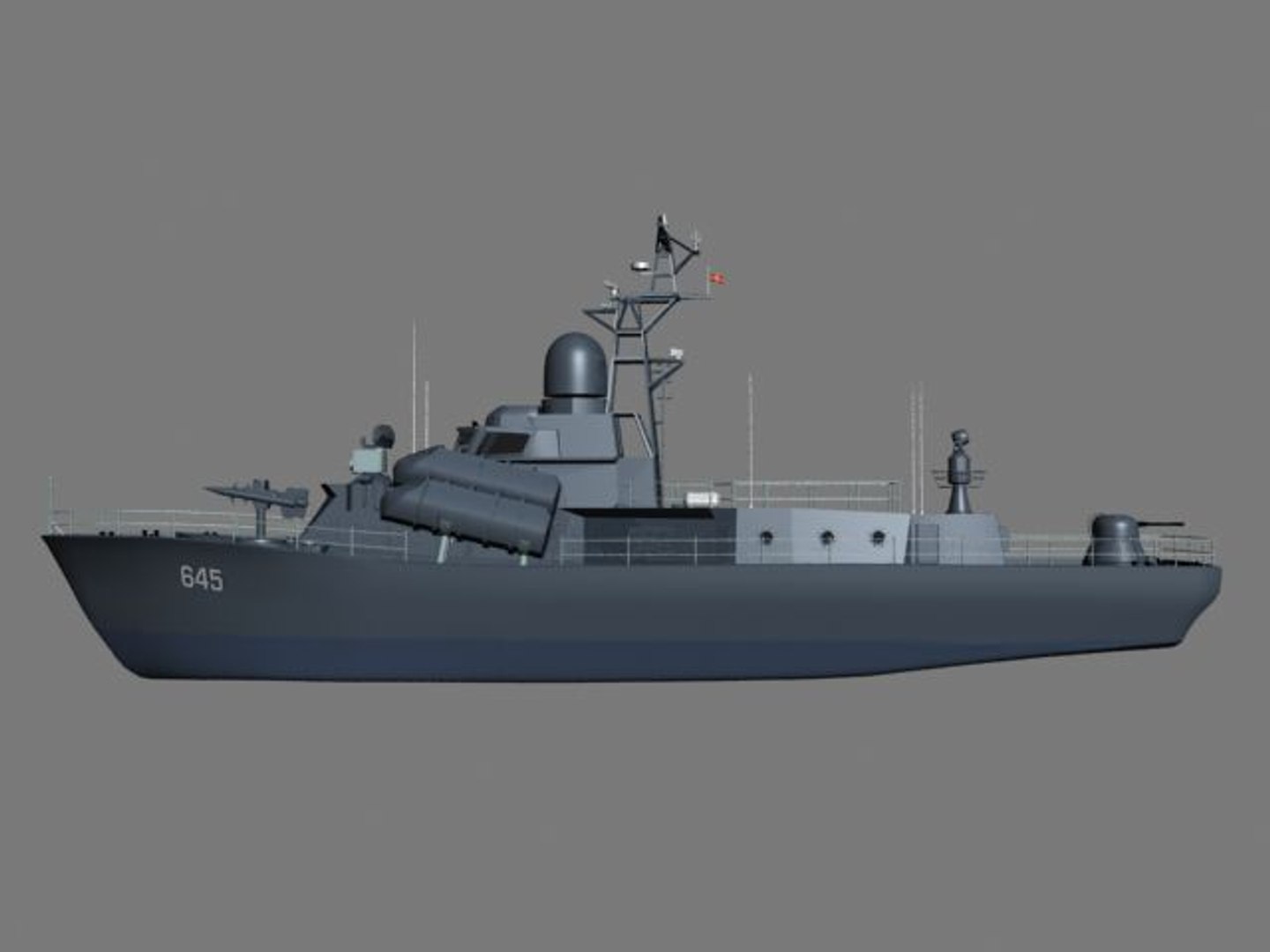 3d Model Ship Patrol Navy
