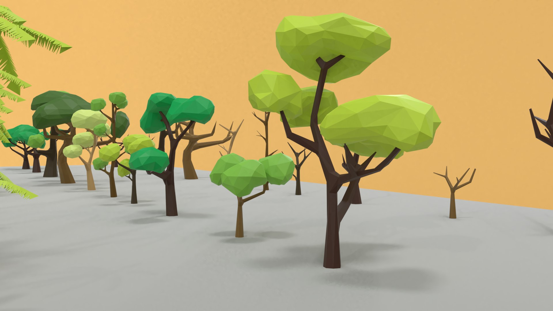 Nature Low Poly Collection 3D Model - TurboSquid 1836549
