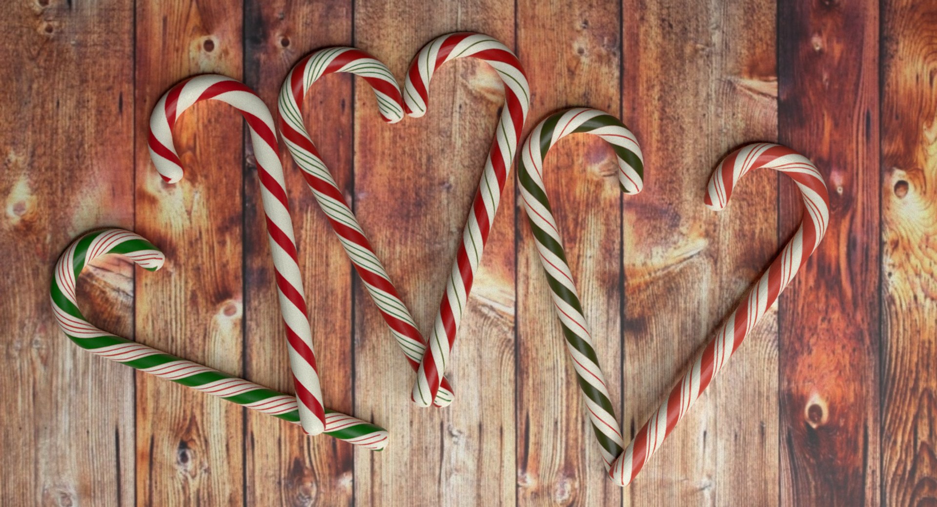 3D Model Christmas Candy Cane - TurboSquid 1348863