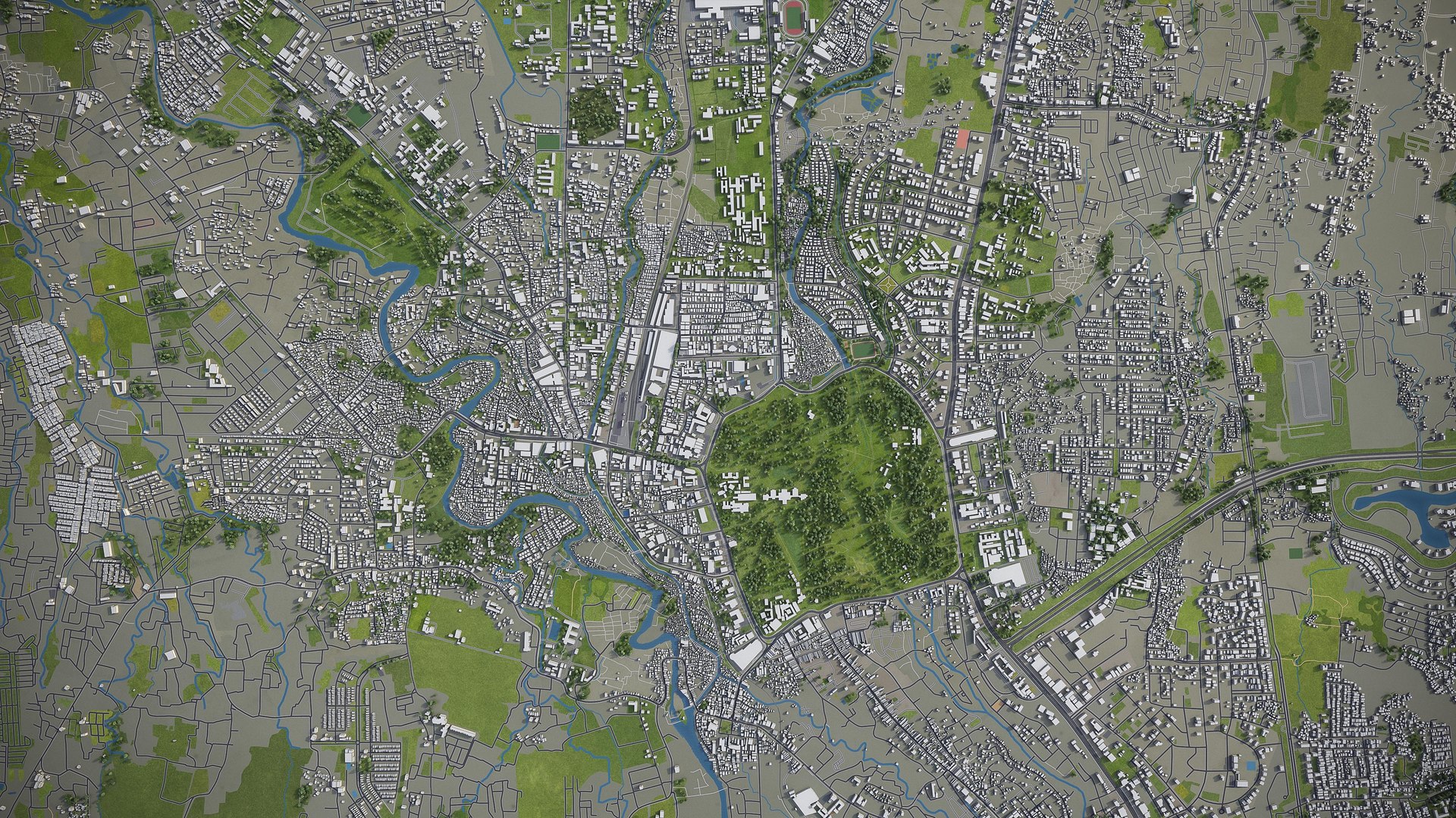 3D Bogor Area Buildings Model - TurboSquid 1615240