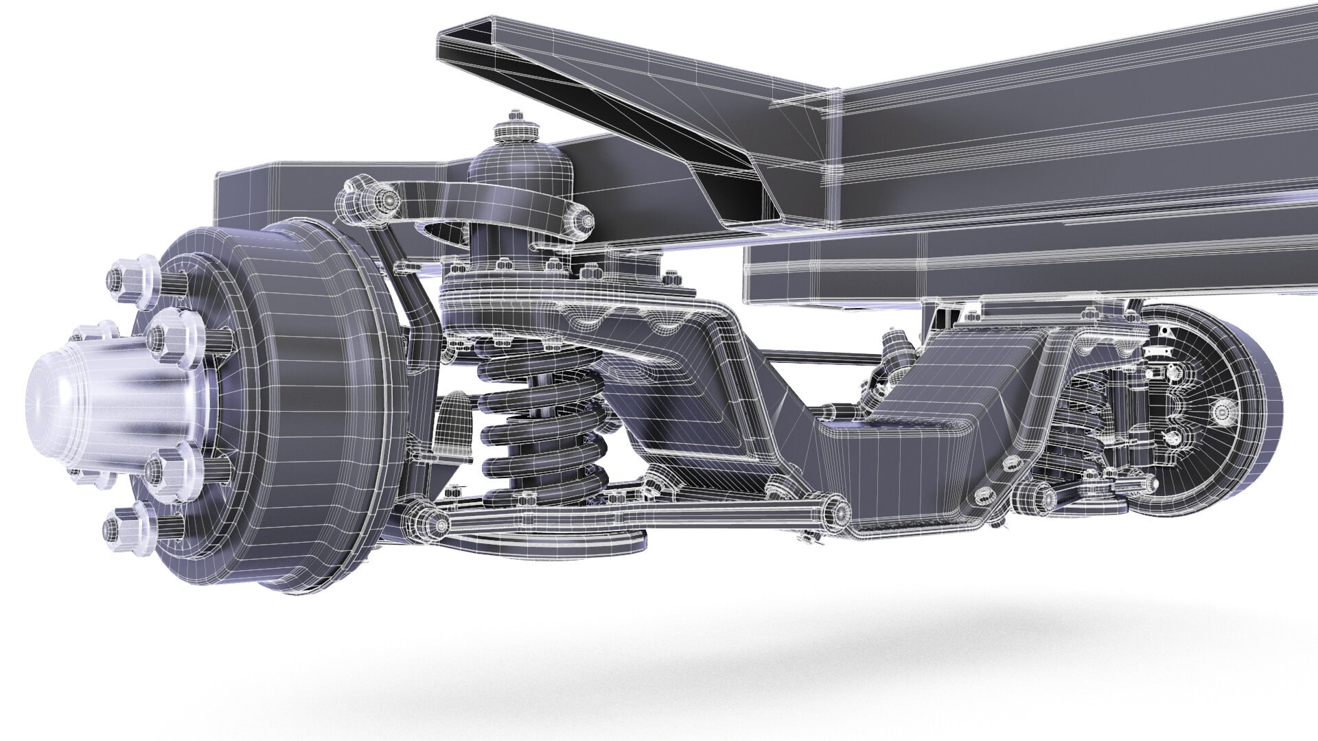 Drive rear axle 3D model - TurboSquid 1582503