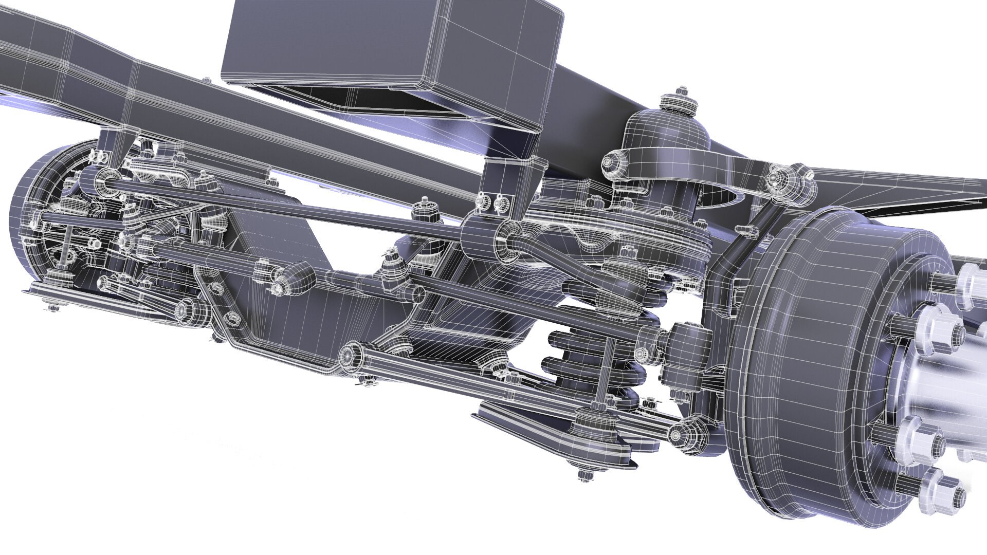 Drive rear axle 3D model - TurboSquid 1582503
