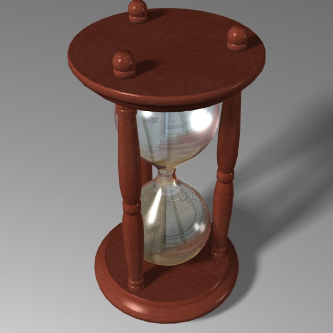 sand clock 3d model
