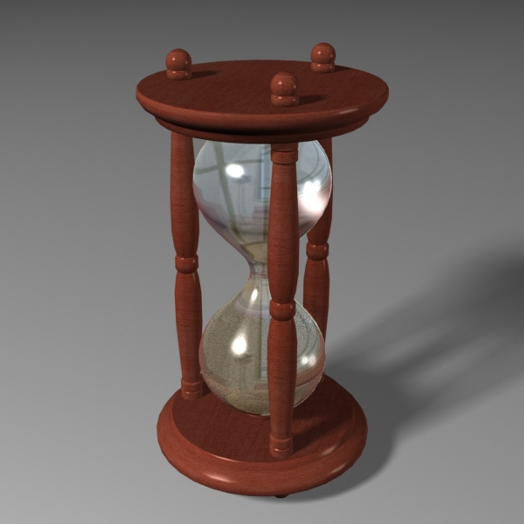 sand clock 3d model
