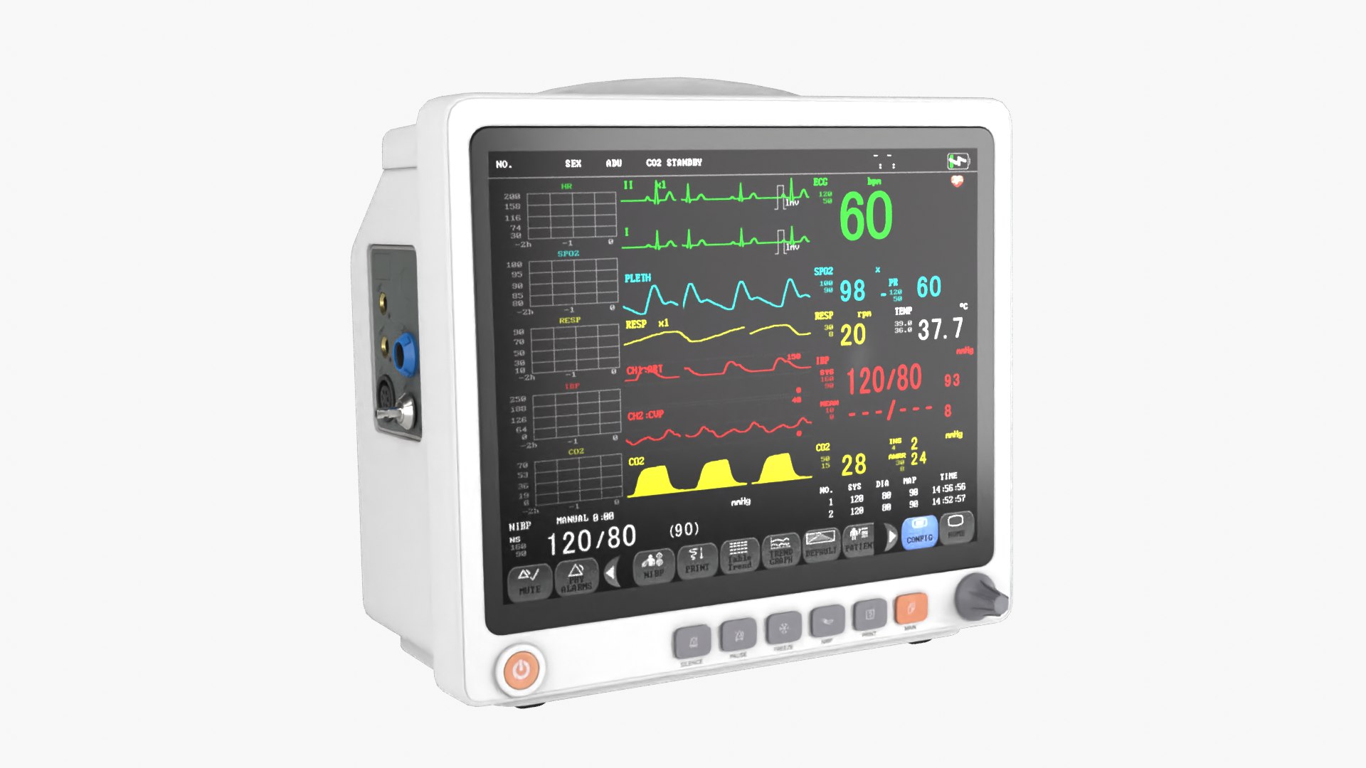 3D Model Patient Monitor - TurboSquid 2010352
