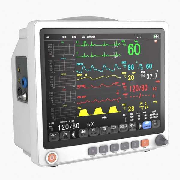 modelo 3d Monitor de paciente - TurboSquid 2010352