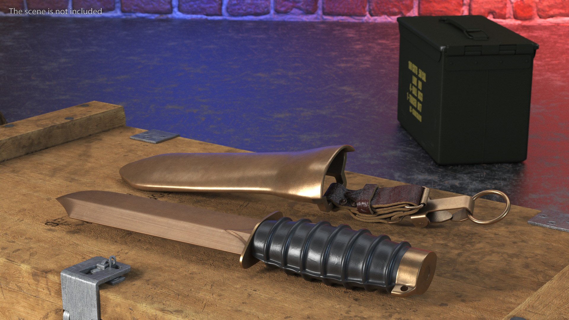 3D Antique Diving Knife - TurboSquid 2314059