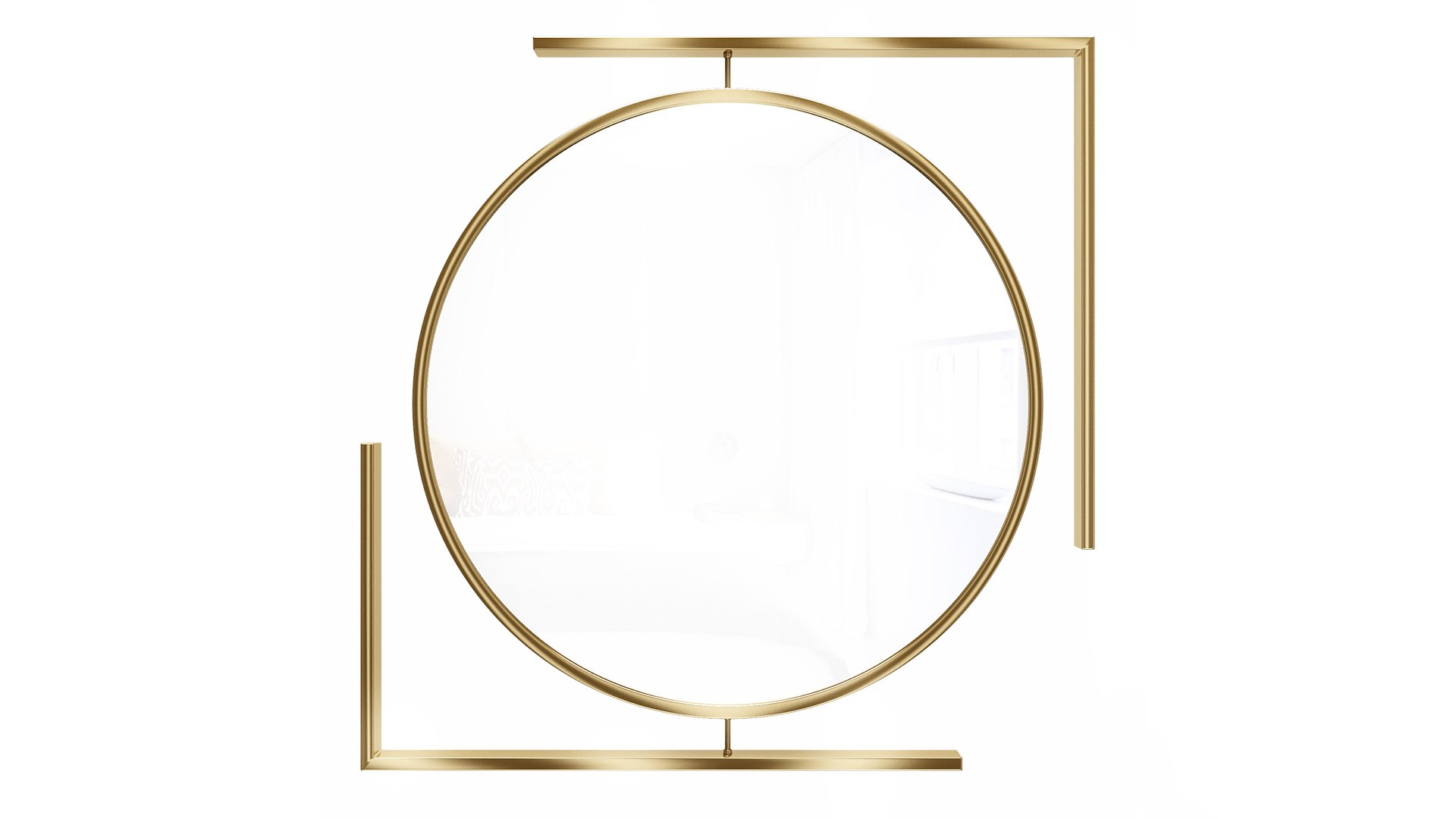 Mirror in a metal frame GZ-M1062 3D model - TurboSquid 2022484